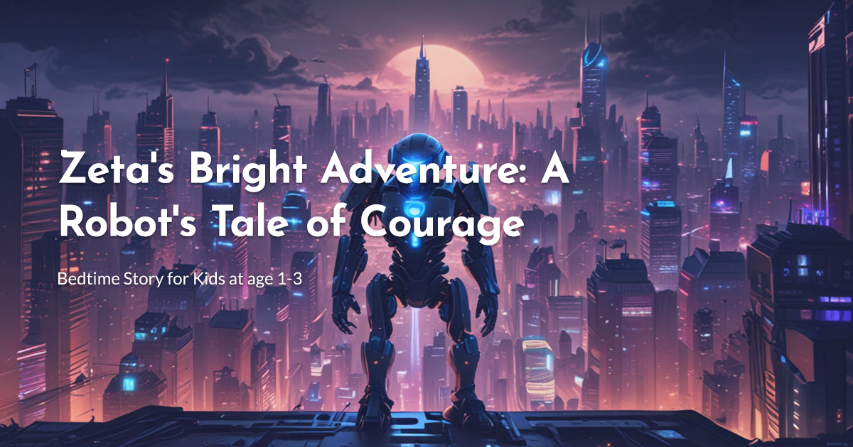 Zeta's Bright Adventure: A Robot's Tale of Courage - Bedtime Story for ...